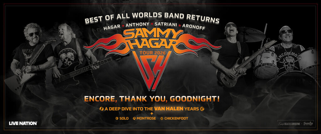 Sammy Hagar Announces 2026 “Best Of All Worlds Tour” With Special Guest ...