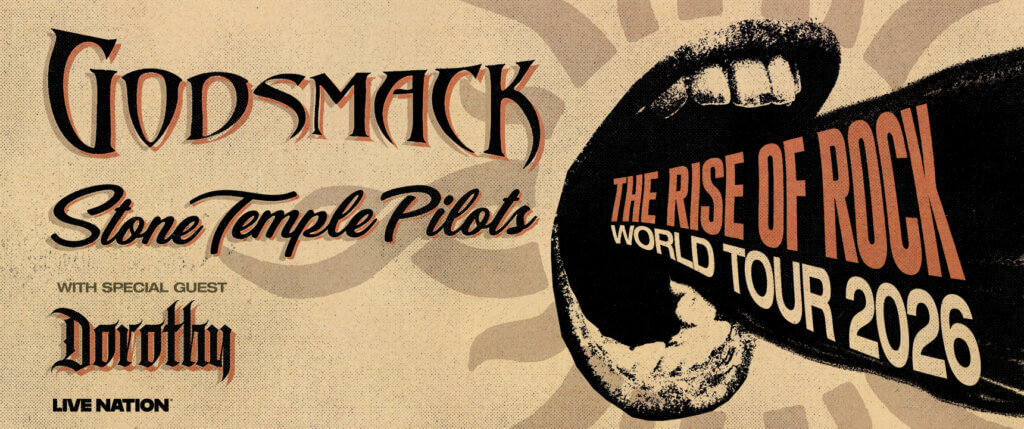 Godsmack Announce THE RISE OF ROCK WORLD TOUR 2026 With Stone Temple ...