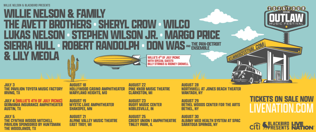 The Outlaw Music Festival Announces Its Highly Anticipated 2026 Tour ...