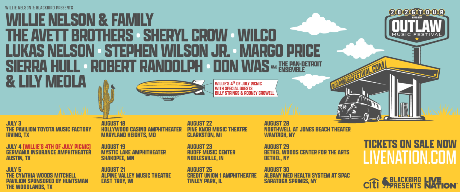 The Outlaw Music Festival Announces Its Highly Anticipated 2026 Tour ...